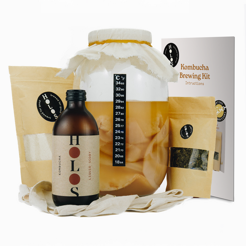 Kombucha Brewing Kit with SCOBY – HOLOS Kombucha