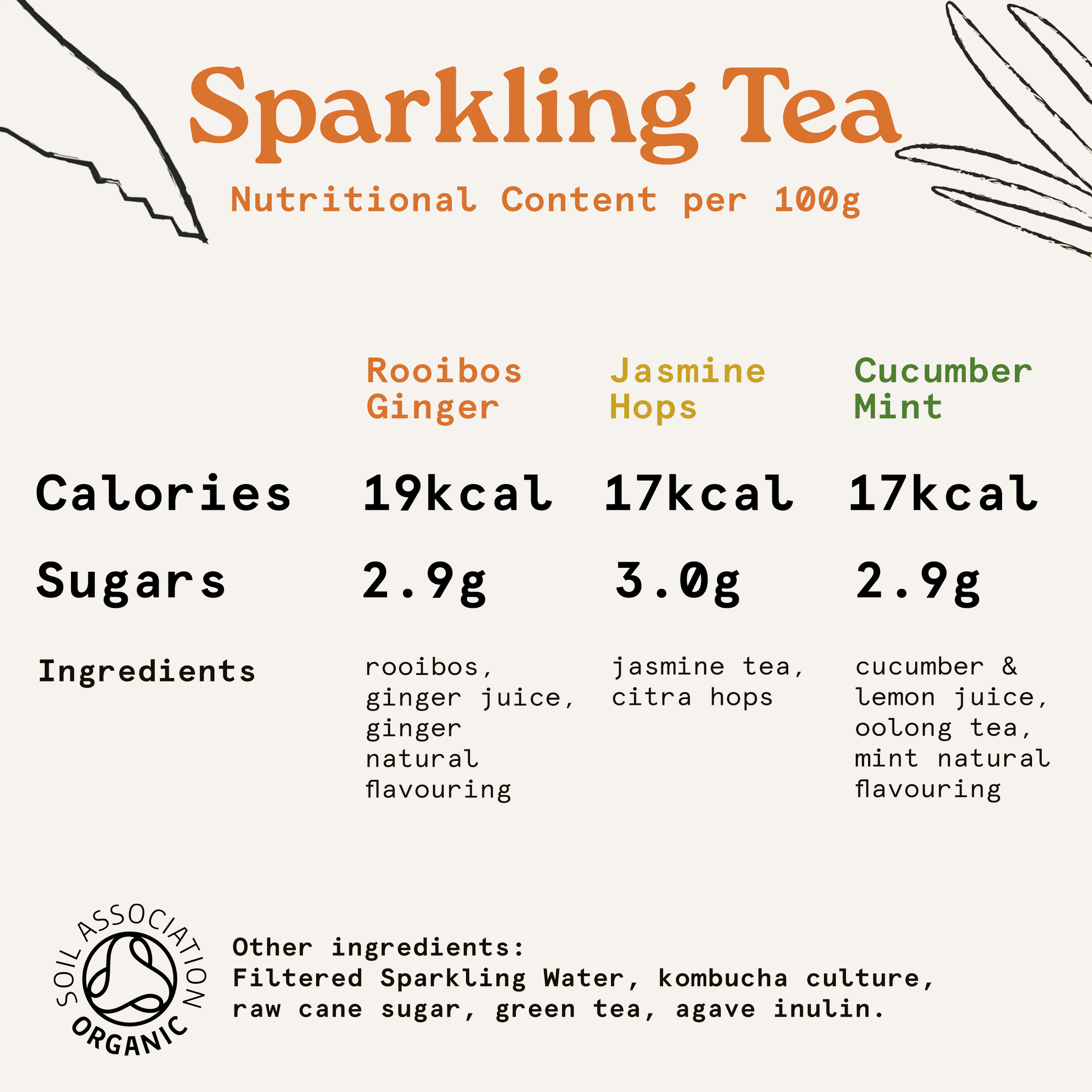 Organic Sparkling Tea – HOLOS Kombucha